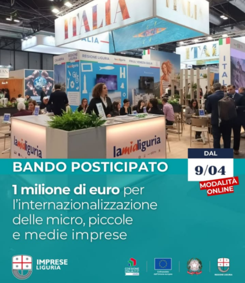 Regione Liguria - Bando internazionalizzazione micro, piccole e medie imprese | Camera di ...